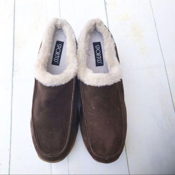 Sporto | Shoes | Sportobrown Suede Gabby Leather Mule Clog M | Poshmark